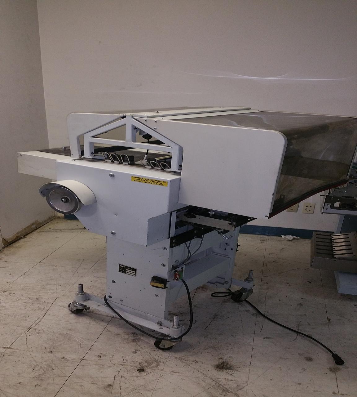 Lot #21: MBO B26-1-15/4 Inserter Paper Folder Accumulator - WireBids